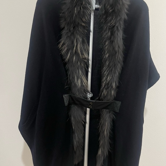 Adrienne Landau | Jackets & Coats | Adrienne Landau Wool Blend Cape ...